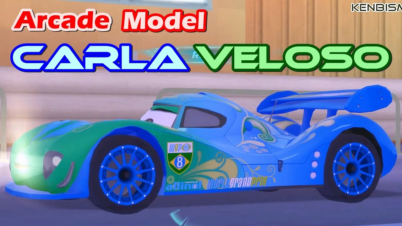 Cars 2 The Video Game Arcade Model WGP World Grand Prix Mod - Carla ...