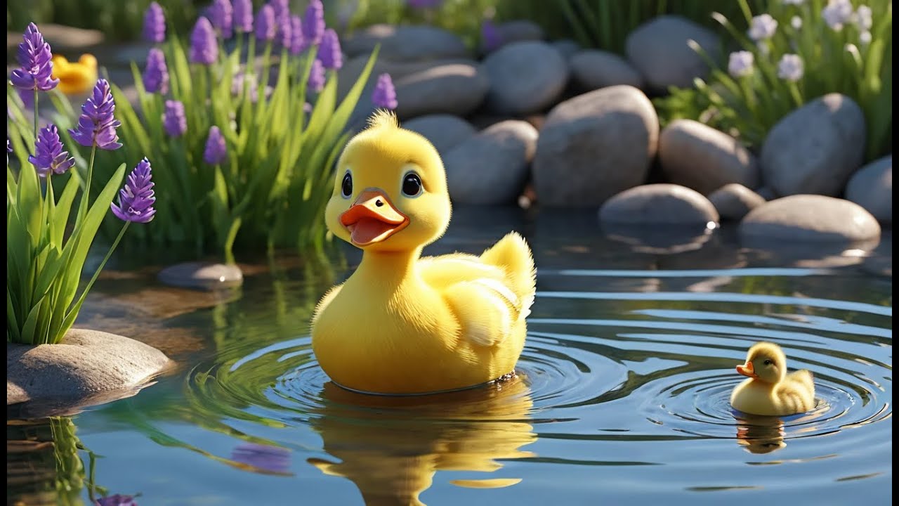 Baby Duck Quack Quack Quack | Fun Duck Sound Song for Kids | Quacking ...