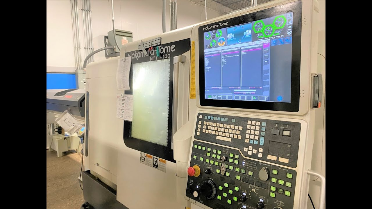 Nakamura-Tome Super NTY3-100 Twin Spindle. (3) Turret CNC Lathe With ...
