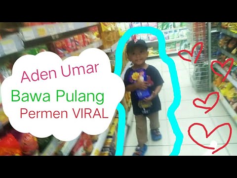 Jajan Permen Viral di indomart | Aden Umar Bawa pulang permen Viral - YouTube