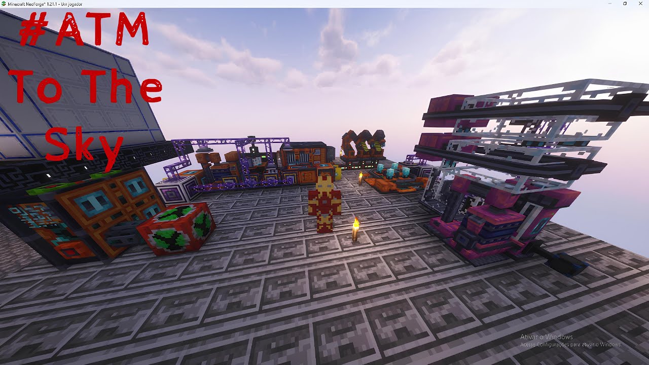 ATM 10 To The Sky 14- Oritech é um mod incrível!!! - YouTube