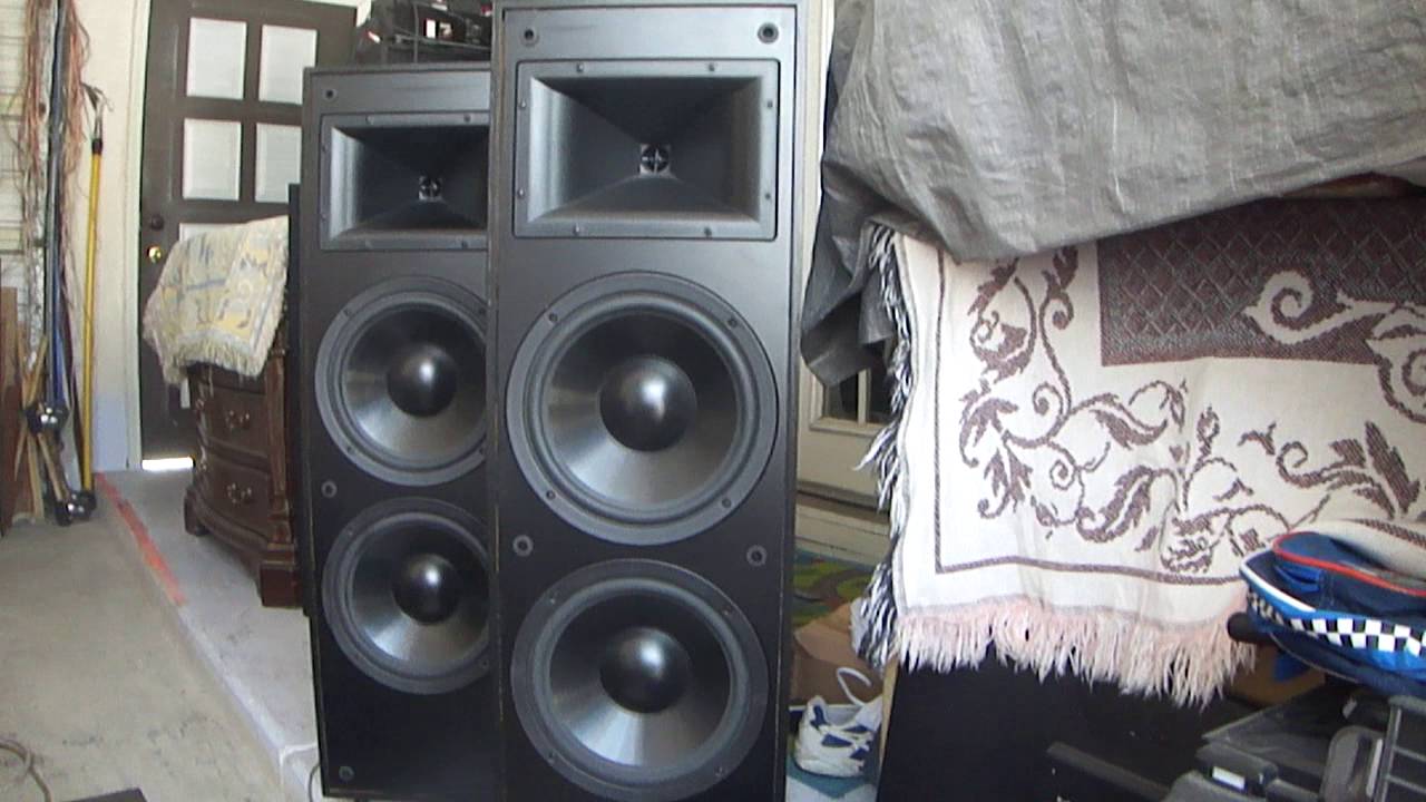 how work SOUND Klipsch KLF 10 speakers USA - YouTube