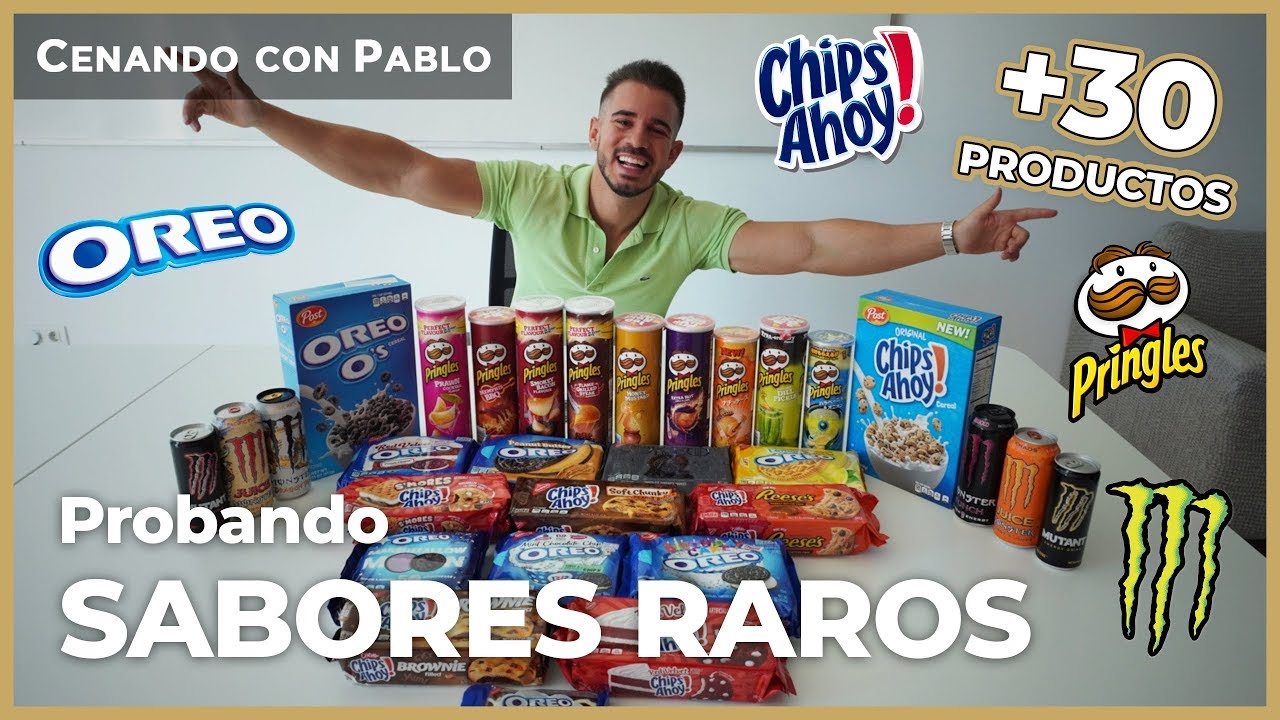 SABORES RAROS OREO, PRINGLES, MONSTER, CHIPS AHOY.. ¡30 Productos! 🍪 ...