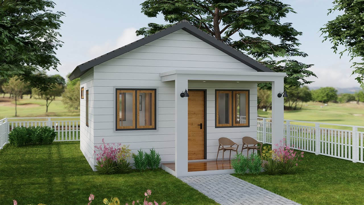 16'x16' (5x5 m) Small House Design | Tiny House Tour - YouTube