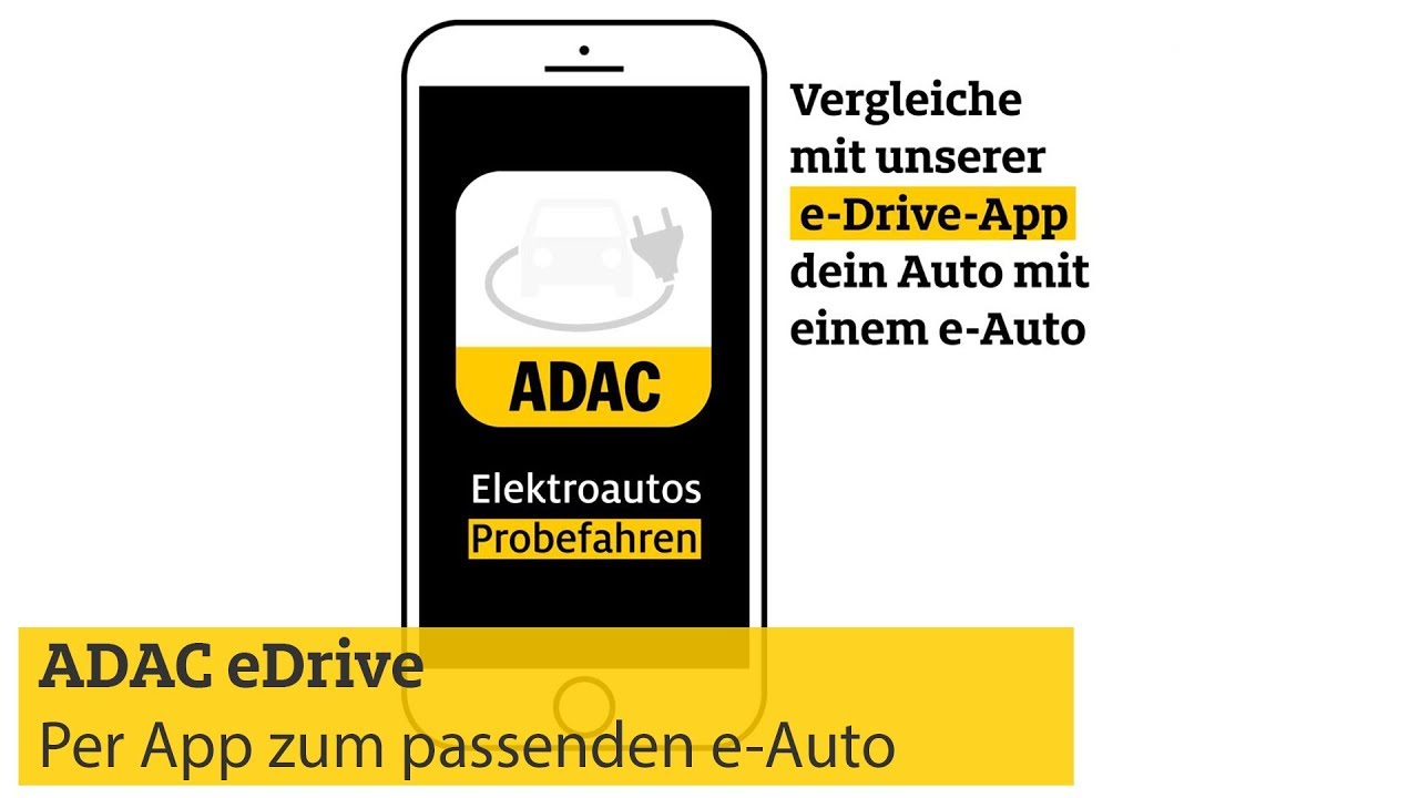 ADAC e-Drive: Per App zum passenden e-Auto | ADAC - YouTube