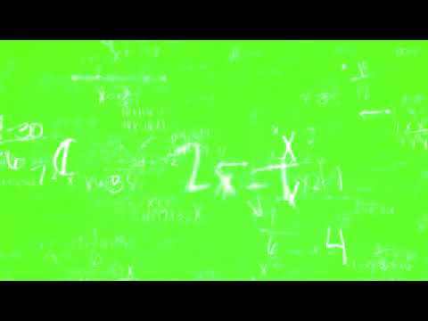 Math Equations Chalk screen green free   YouTube