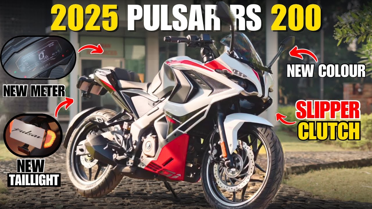 2025 Bajaj Pulsar RS 200 Launched With New Updates🔥| New Meter ...
