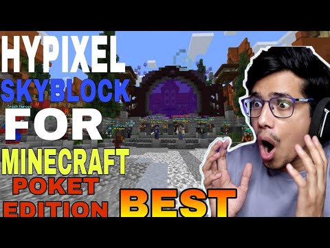 HYPIXEL SKYBLOCK SERVER FOR MINECRAFT POCKET EDITION || HYPIXEL ...
