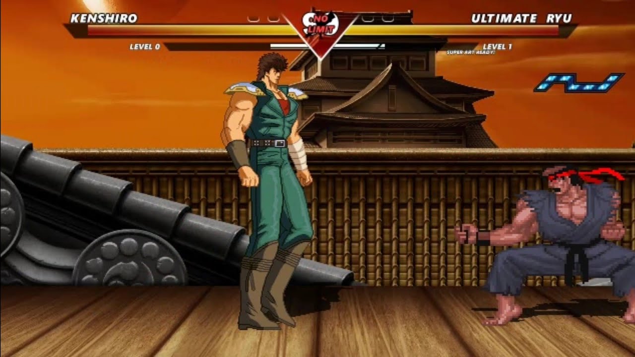 Kenshiro vs Ultimate Ryu - High level insane fight ! - YouTube