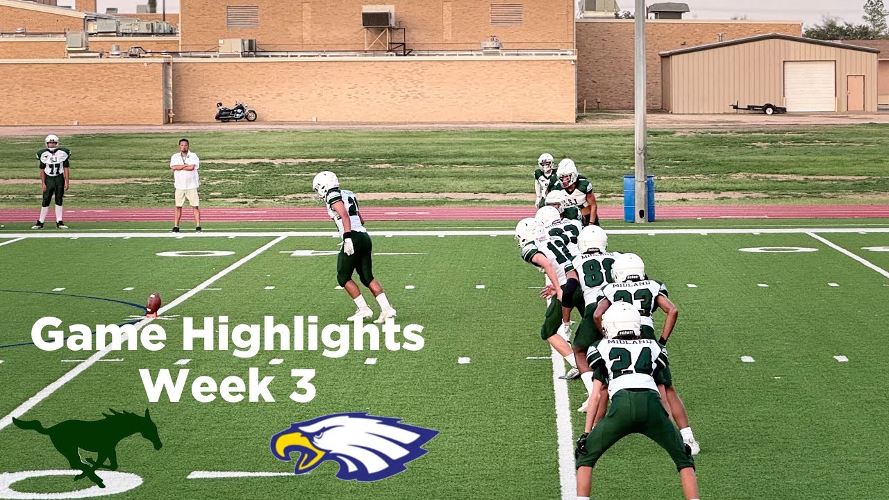 Midland, San Jacinto Mustangs Vs. Odessa, Ector Eagles Game Highlights | Middessa 2023 ...