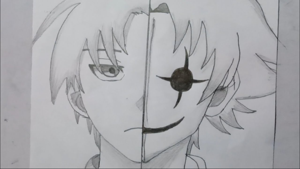 How to Draw Ayanokoji Kiyotaka | Masked & Unmasked | Easy Anime Drawing ...