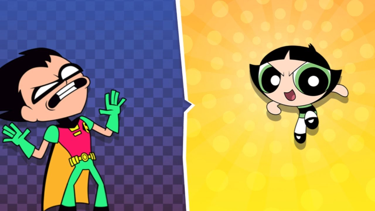 Teen Titans Go: Super Disc Duel 2 - Robin Gets Messed Up By Buttercup ...
