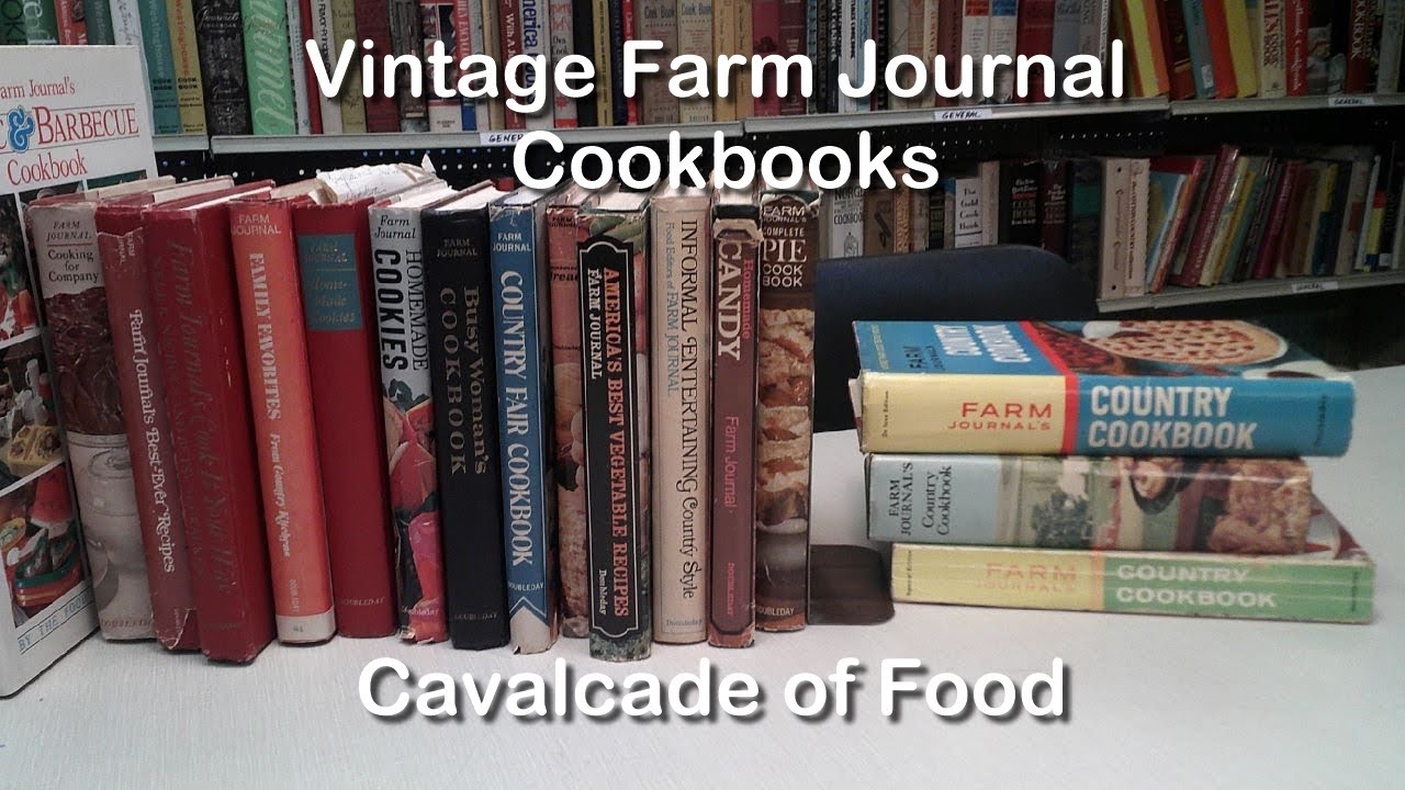 Vintage Cookbooks: Farm Journal Cookbooks - YouTube