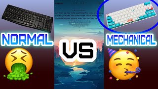 Mechanical Keyboard vs Normal Keyboard Speed Typing Tes... | Doovi