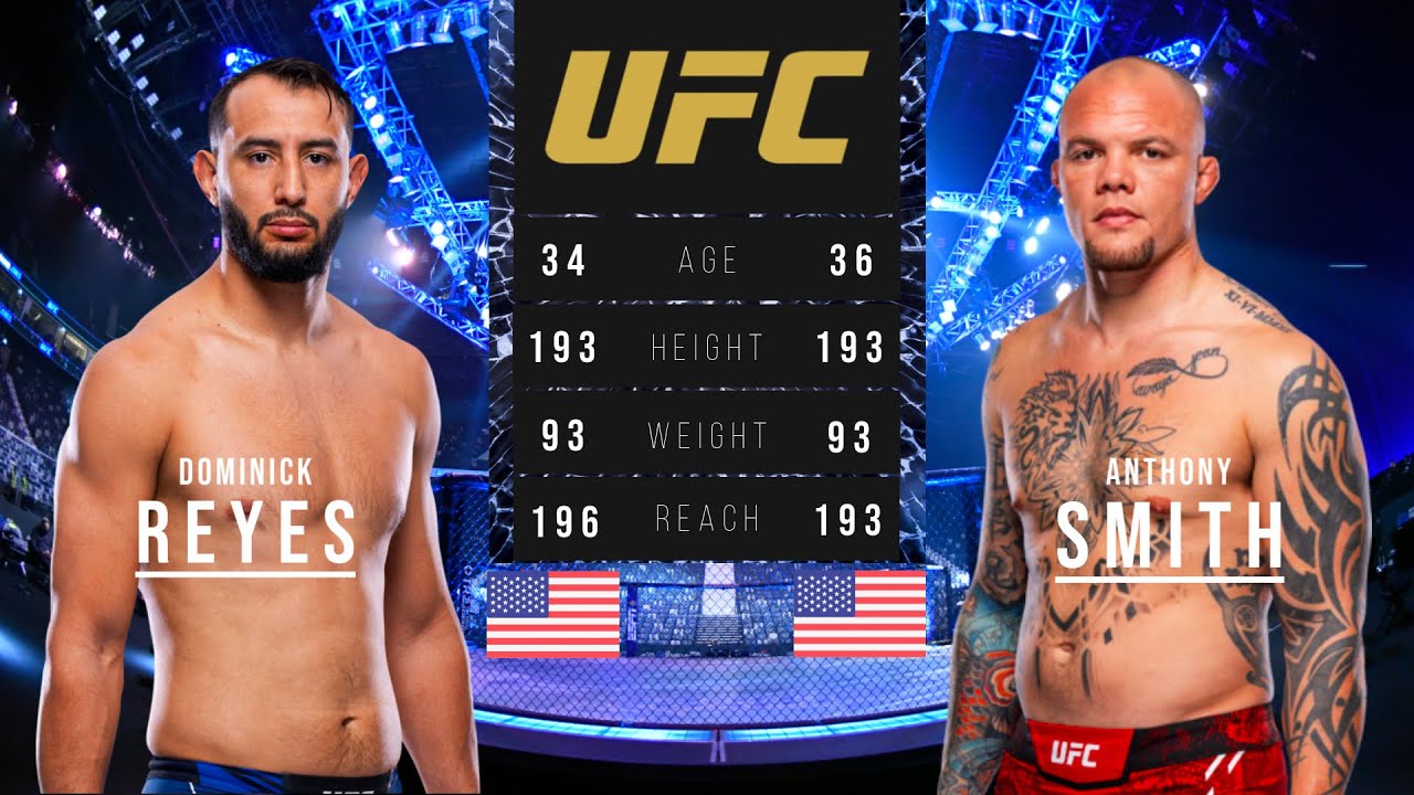 DOMINICK REYES vs ANTHONY SMITH FULL FIGHT UFC 310 - YouTube