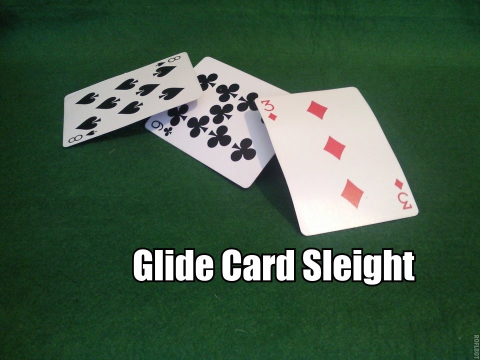 Easy Card Trick Sleight - The Glide Explained - YouTube