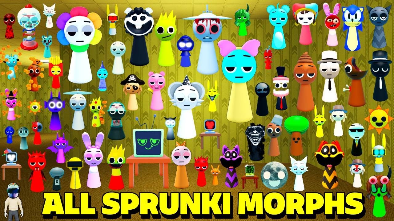 [ 🎁 ] How to get ALL 70 Sprunki MORPHS ! #roblox #sprunki #mindude ...