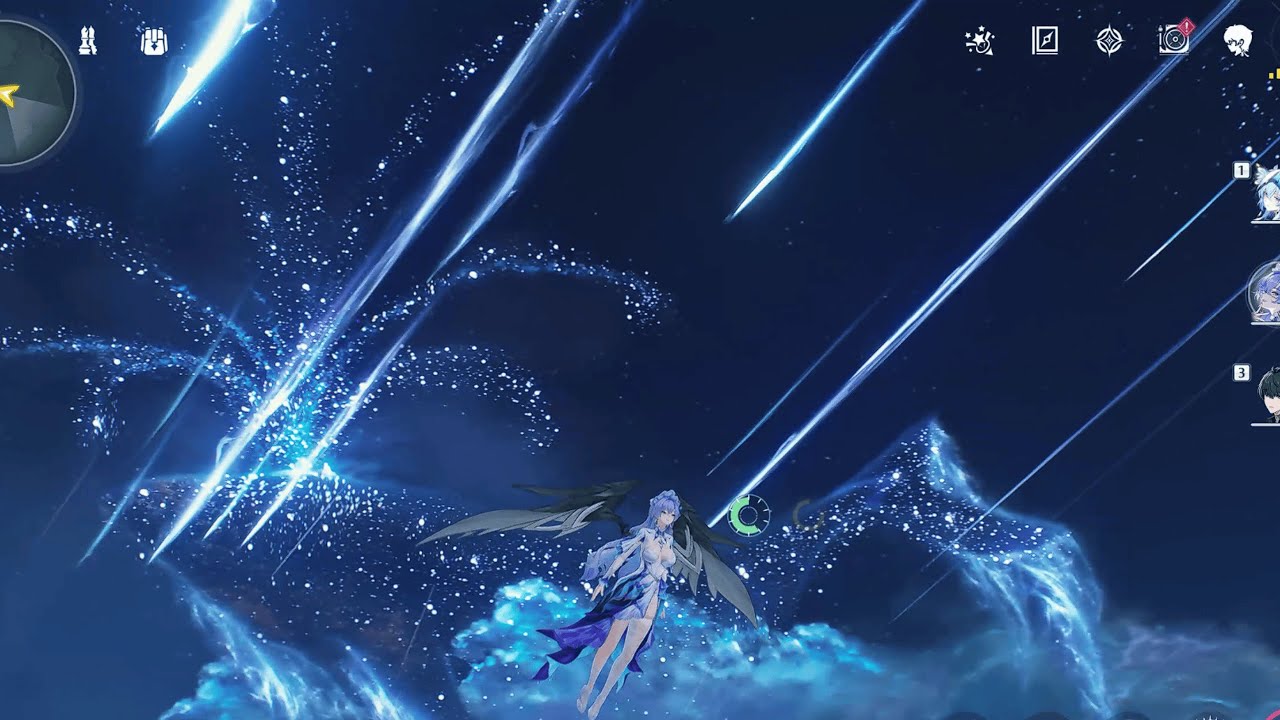 Wuthering Waves 2.2: Fly with shooting stars in the sky #gameplay - YouTube