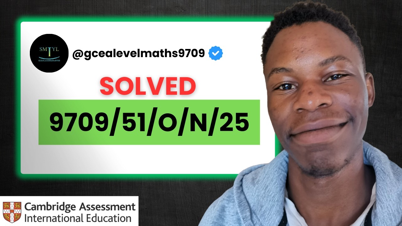 Solved | 9709/51/O/N/25 | Paper 51 October November 2025 |CIE AS Level ...