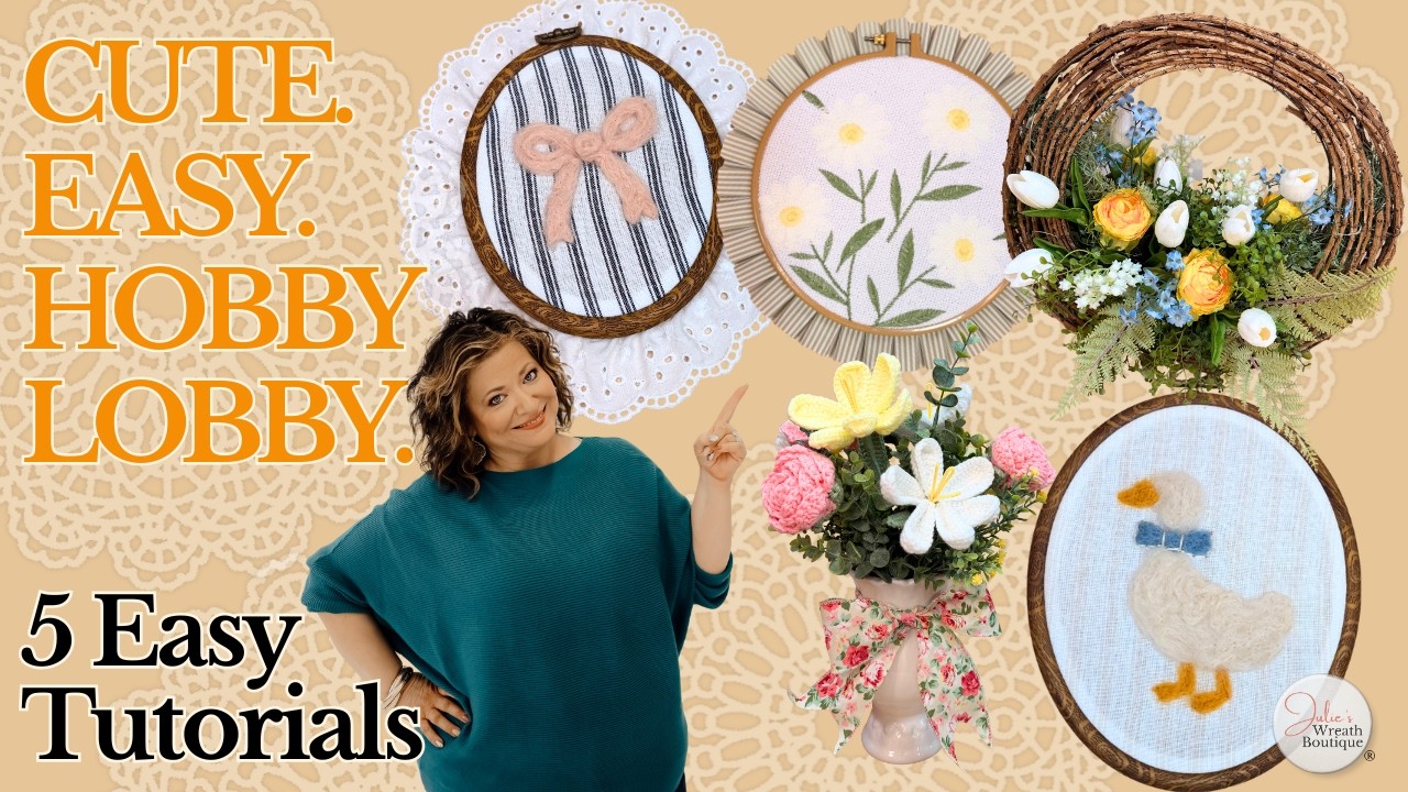 Spring Crafts You NEED to Try | Hobby Lobby DIY Edition Ready to Bring ...