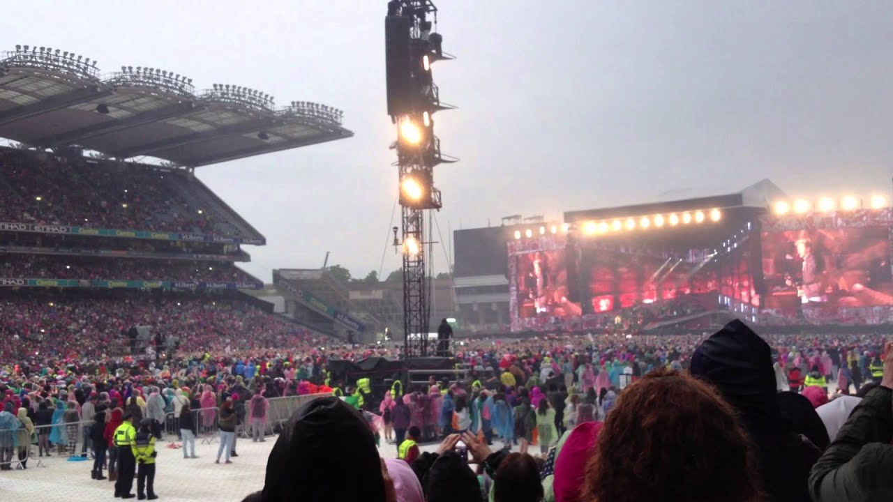 One Direction Croke Park WWAT 24.05.14 - Niall Addresses The Crowd ...