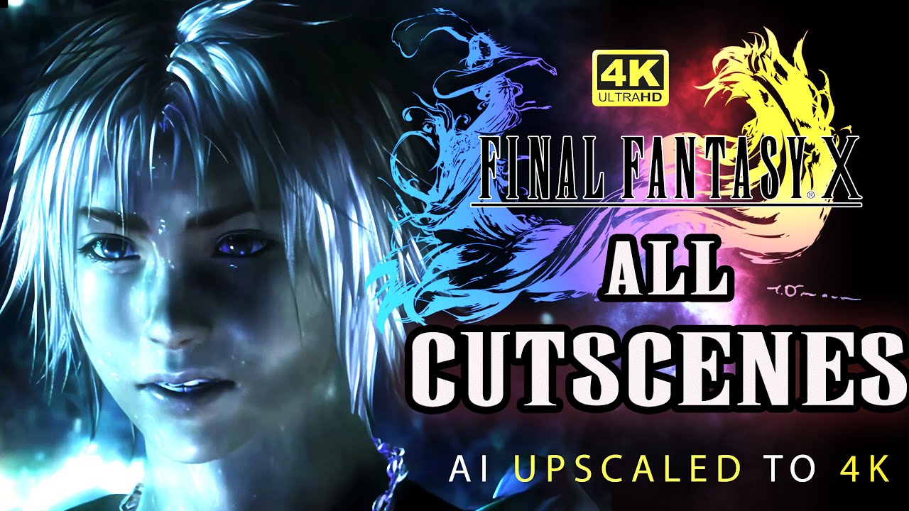 FINAL FANTASY X // ALL CGI CUTSCENES AI UPSCALED TO 4K - YouTube