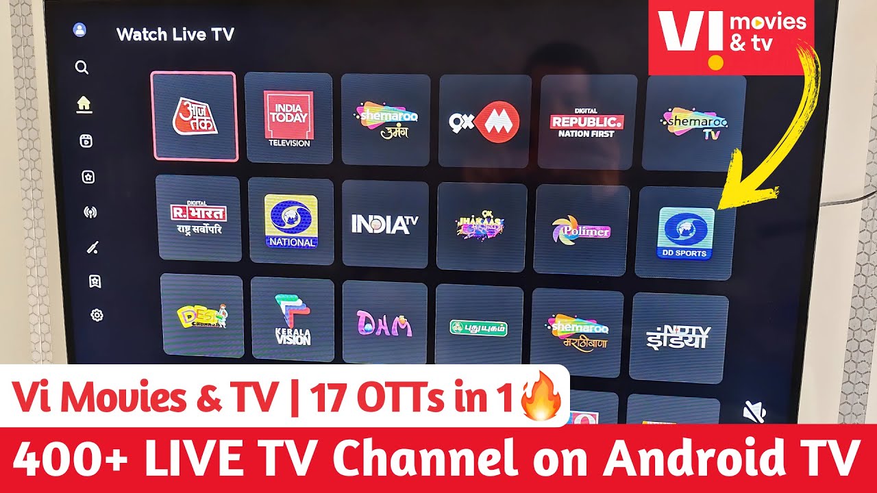 Vi Movies & TV — 17 OTTs in 1 | 400+ Live TV on Android TV 🔥 | Vi ...