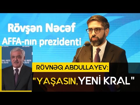Rovneq Abdullayev AFFA-dan getdi.\
