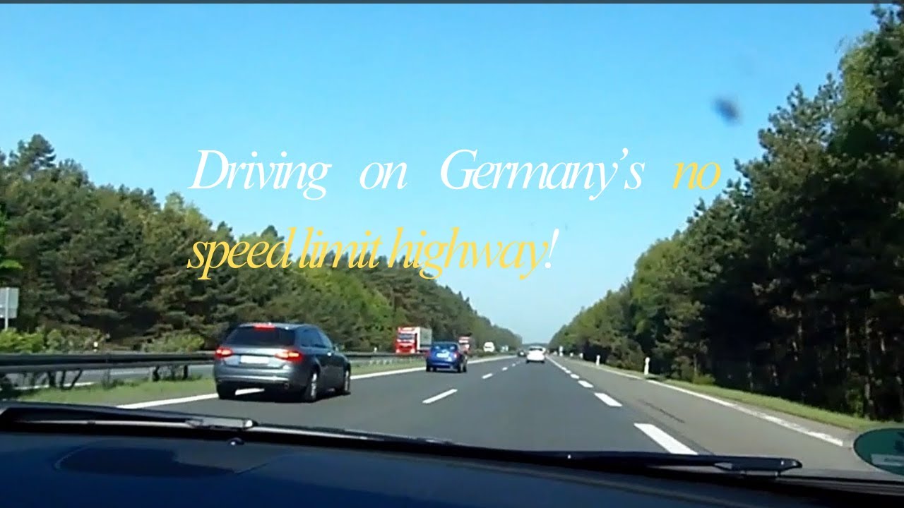 Germany's Autobahn - Driving on the highway with no speed limit. # ...