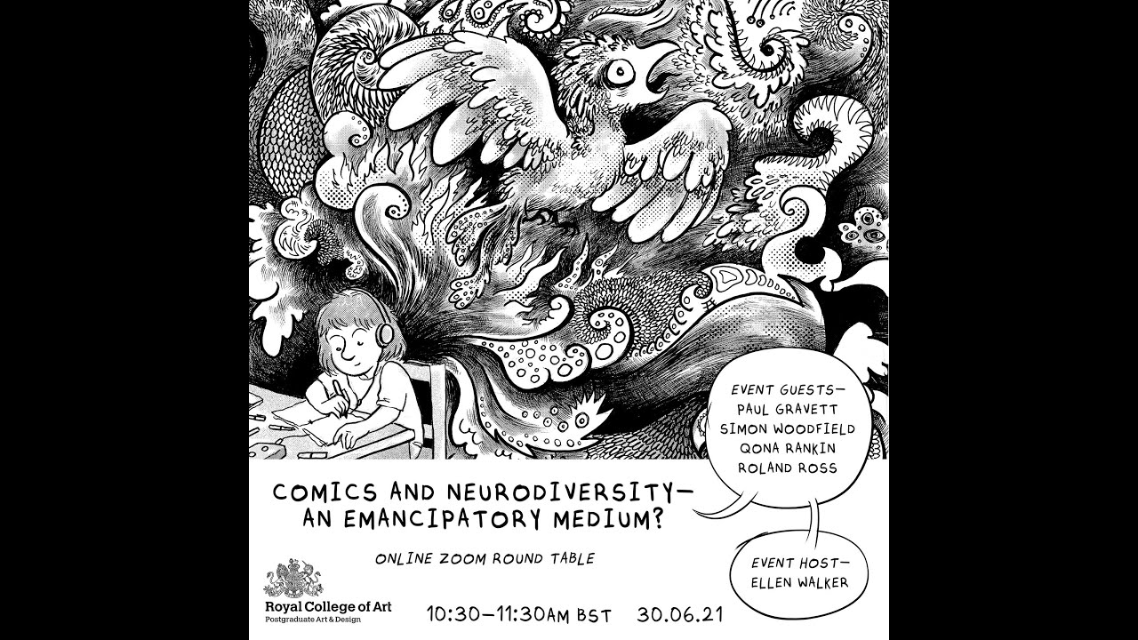 Comics and Neurodiversity - The Emancipatory Medium (RCA 2021) - YouTube