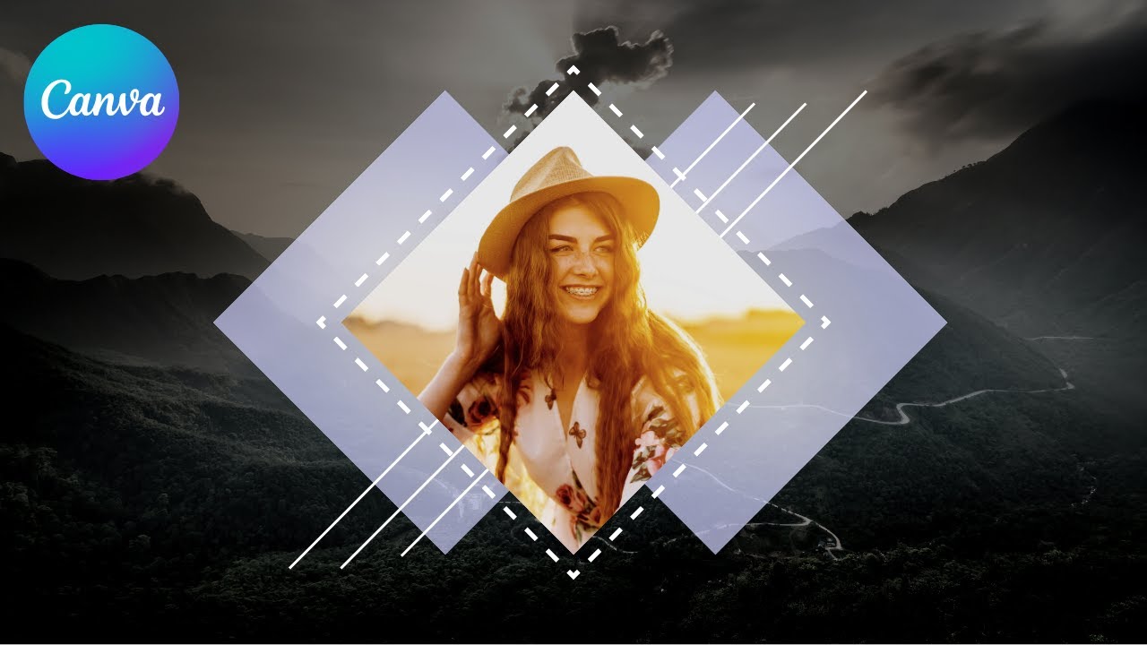Geometric Shape Effect in Canva - YouTube