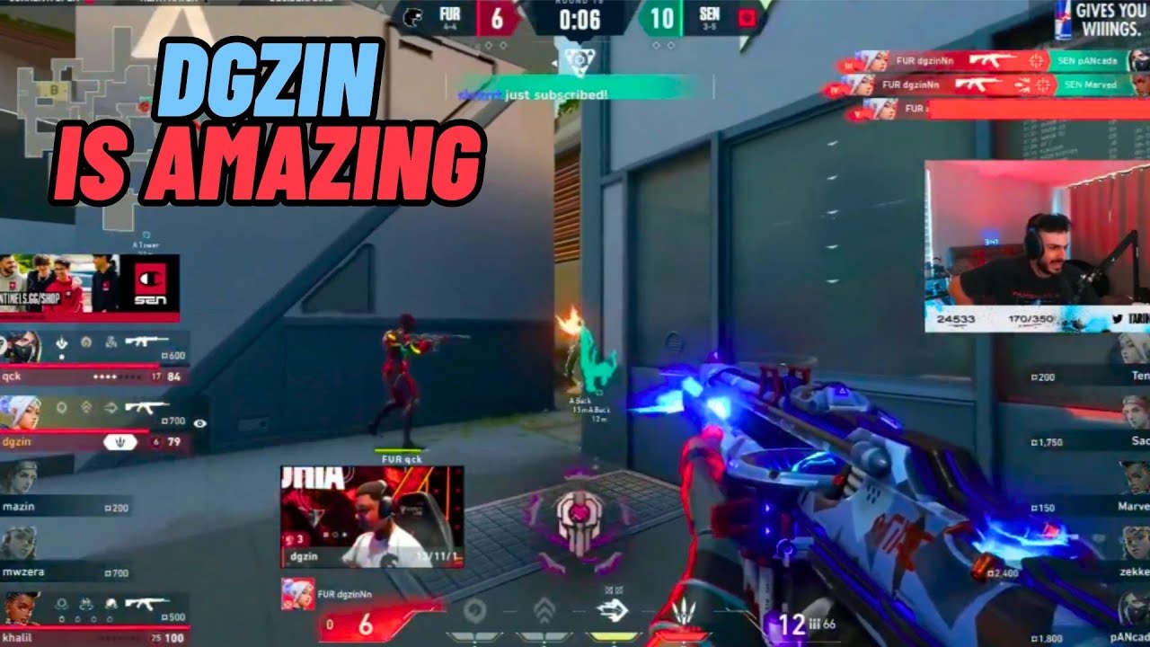 Tarik's reaction to FURIA Dgzin's ACE in VCT Americas | FUR vs SEN - YouTube