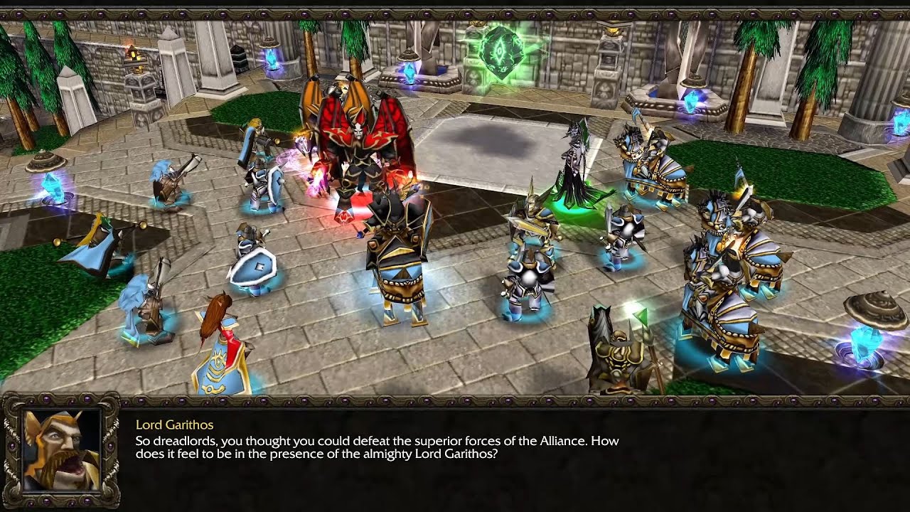 Lord Garithos unleashes the full might of humanity on Tichondrius - YouTube