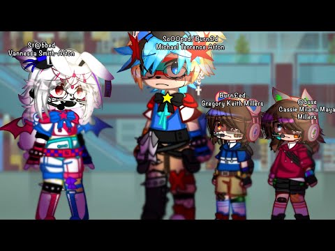 • Cause Of Death • Ft. GlamMike, Gregory, Cassie, Vanny • Miknessa • FNaF AU X Gacha • ⚠️Death⚠️ •
