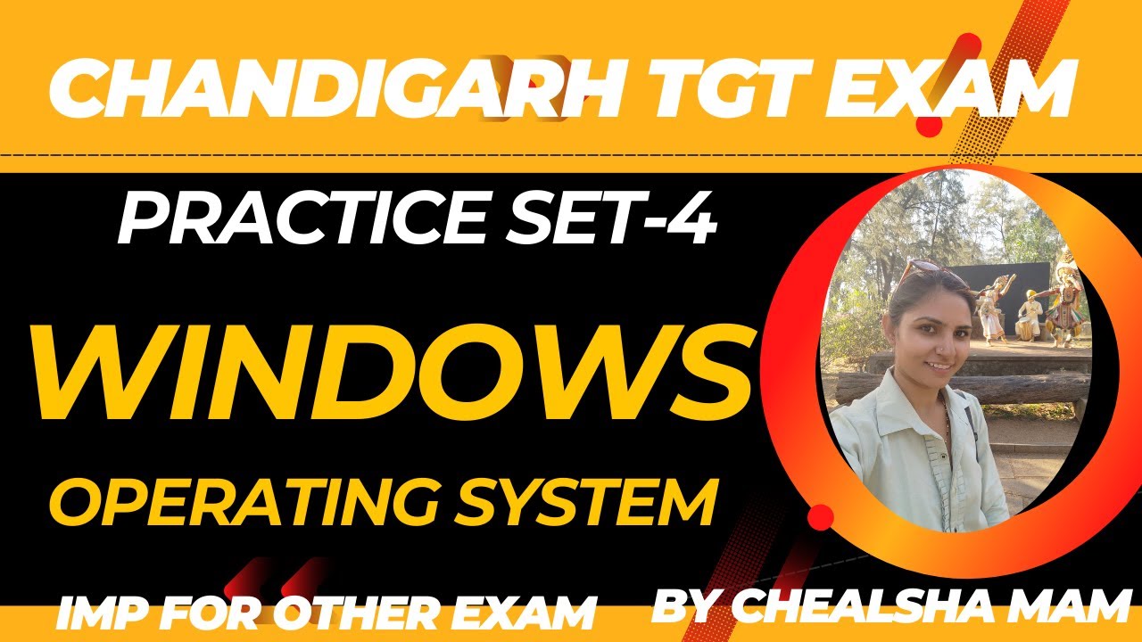 Windows Operating System based MCQ | TGT Chandigarh ICT Preparation ...