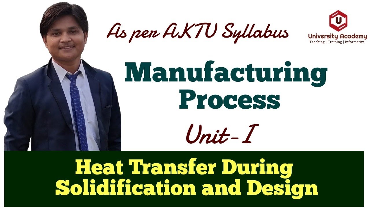 MP5: Heat Transfer During Solidification and Design of Riser | solidification processes - YouTube