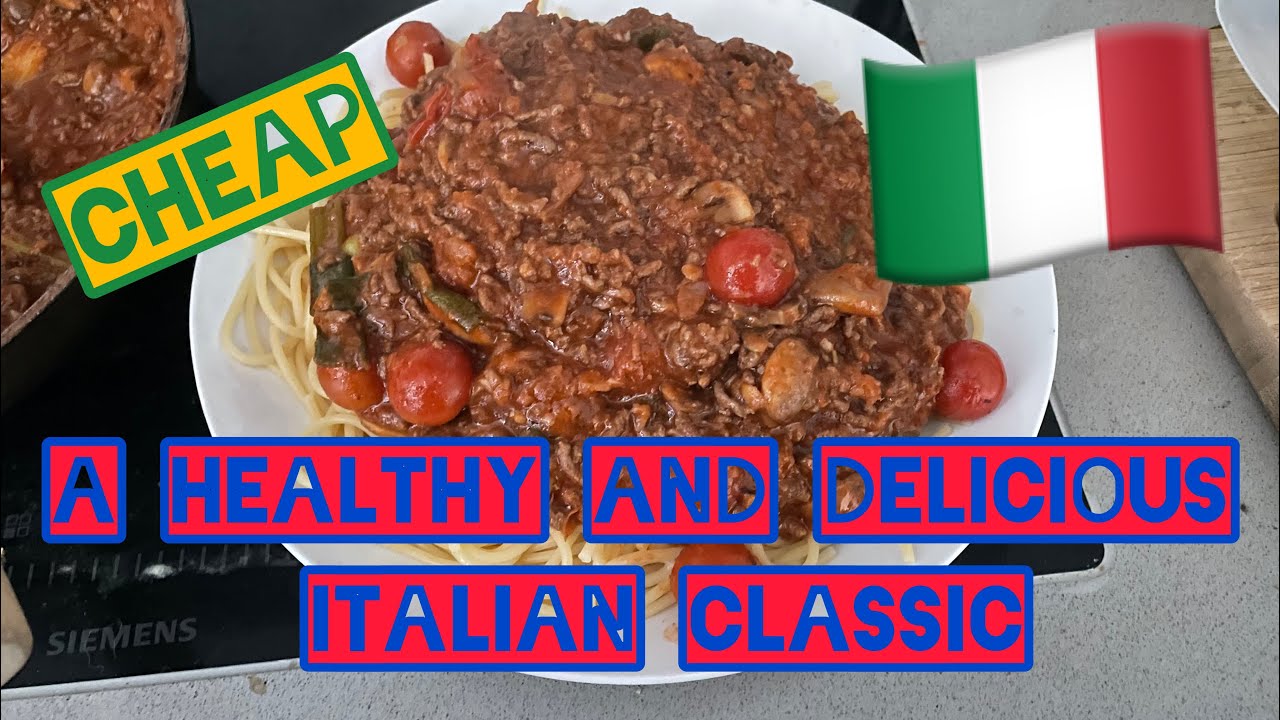 A mouthwatering Spaghetti Bolognese Recipe *LIDL INGREDIENTS* (feeds 2 ...