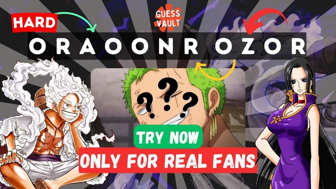 One Piece Quiz Hard - Can You Name All 50 Scrambled One Piece Character ...