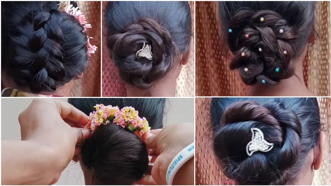 Bun design / Juda design / Hairstyle #juda #bun - YouTube