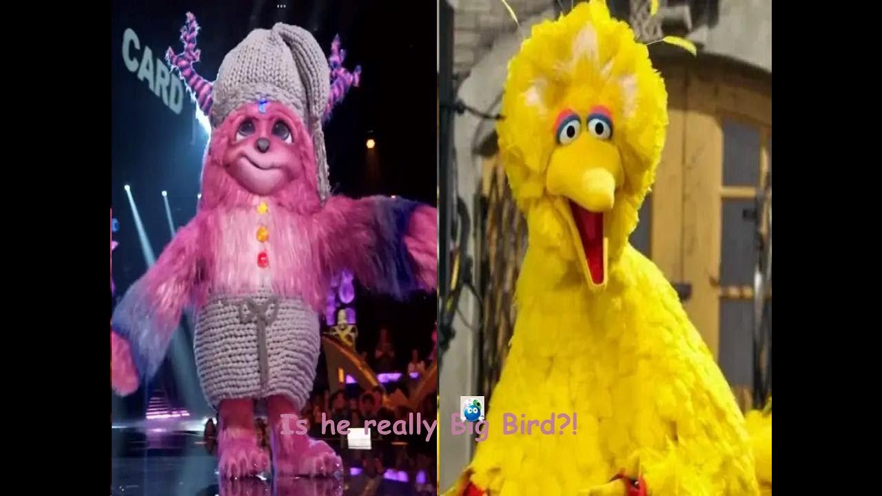 Is The Masked Singer's U.S. Cuddle Monster Big Bird?! (Early Guess with ...