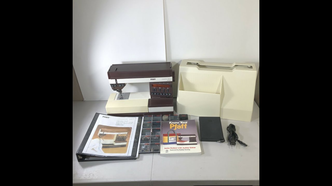 Pfaff creative 1471 Computerized Sewing Machine W/ Accessories & Case ...