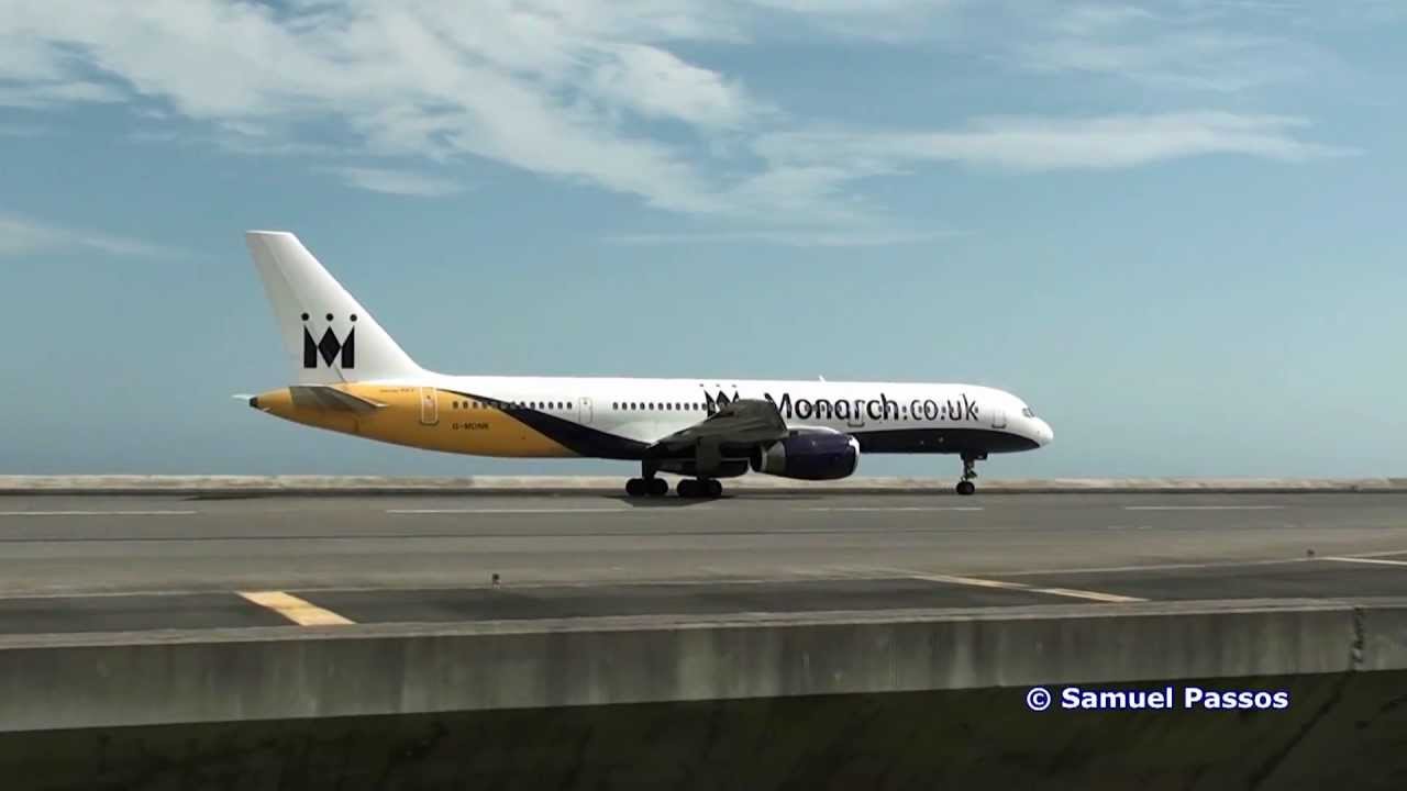 (Unusual Visitors) Monarch with B757 & Pretty Private Jets || Madeira ...