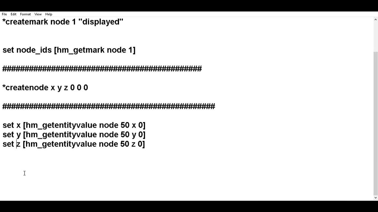 Video No 05 - Hypermesh Scripting - YouTube