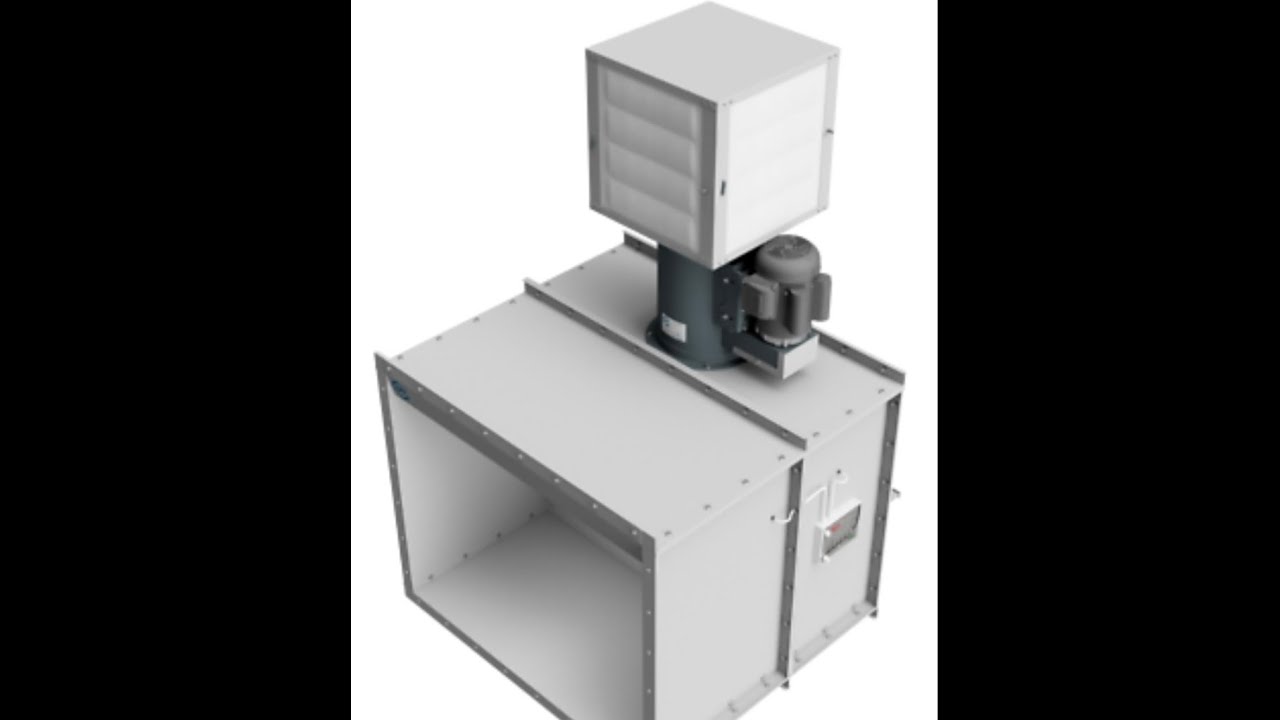 Cook manufacturing Powder Coating booth setup and installation - YouTube