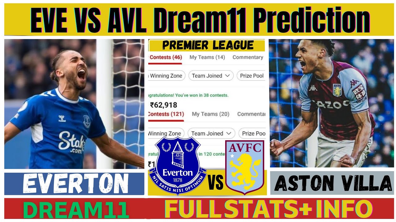 EVE VS AVL Dream11 Football Team | EVE VS AVL Dream11 Football ...
