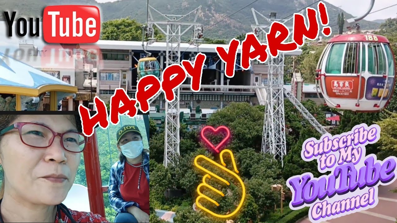RIDE CABLE CAR |SO NICE VIEW| #oceanparkhongkong - YouTube