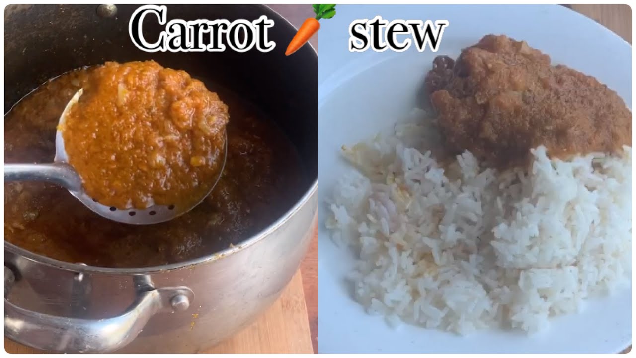 I MADE THIS STEW WITH ZERO TOMATOES! (EASY CARROT 🥕 STEW RECIPE) - YouTube
