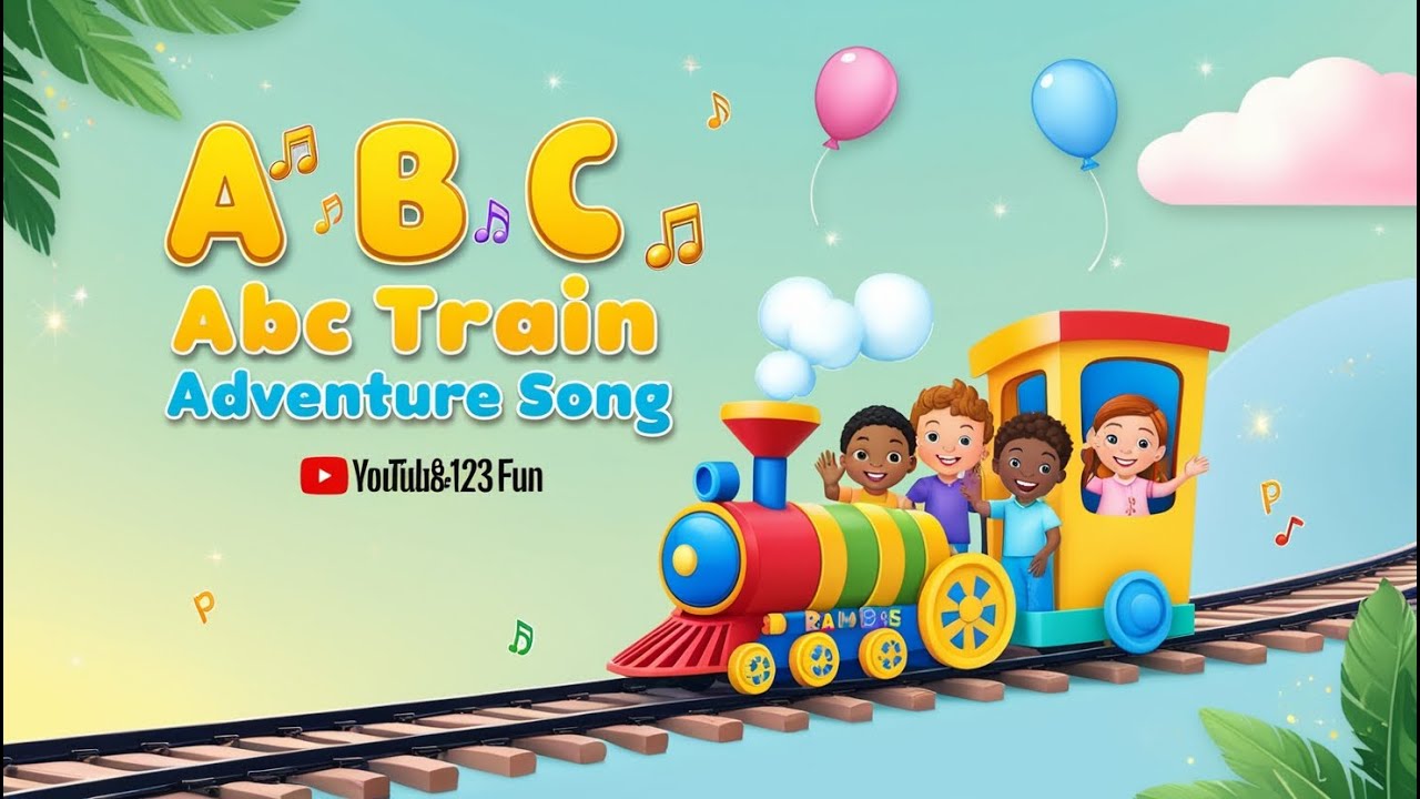 🎈 ABC Train Adventure Song | #kidssongs ABC & 123 FUN 🚂🎶 - YouTube