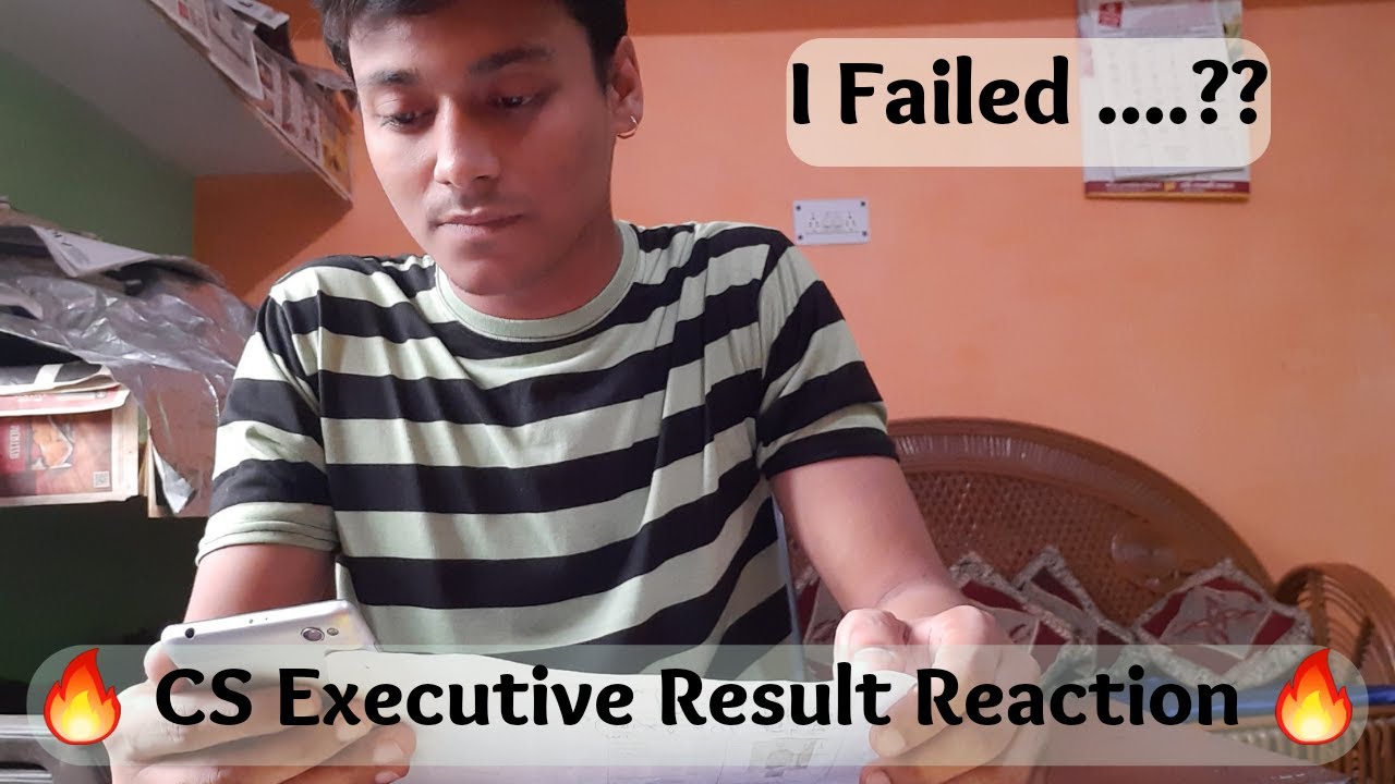 🔥My CS Executive Module 1 Result Reaction😕 || I failed in CS Executive ...