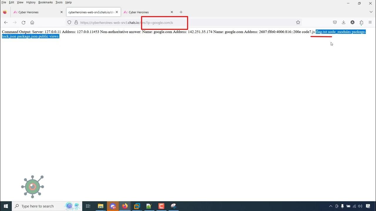 CyberHeroine CTF 2023 | Web Writeup | Radia Perlman | OS-Command-Injection | RCE - YouTube